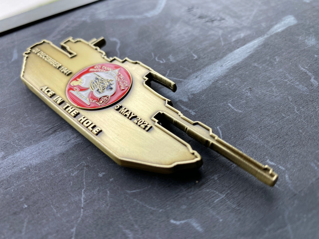 2nd Tank Battalion - Ace in the Hole - Challenge Coin – Elevation ...