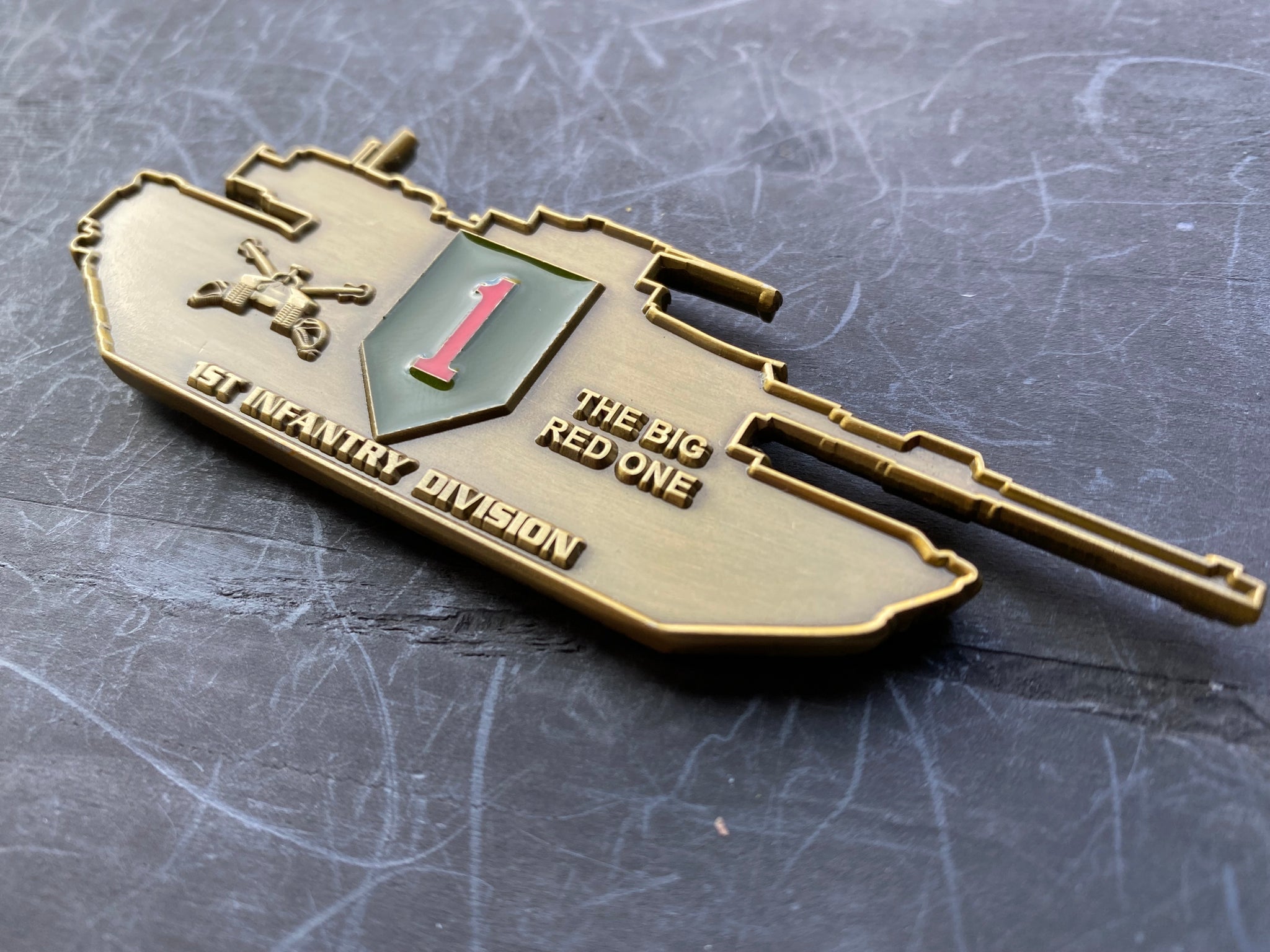 ARMY - 1st Infantry Division - Big Red One - Challenge Coin – Elevation ...