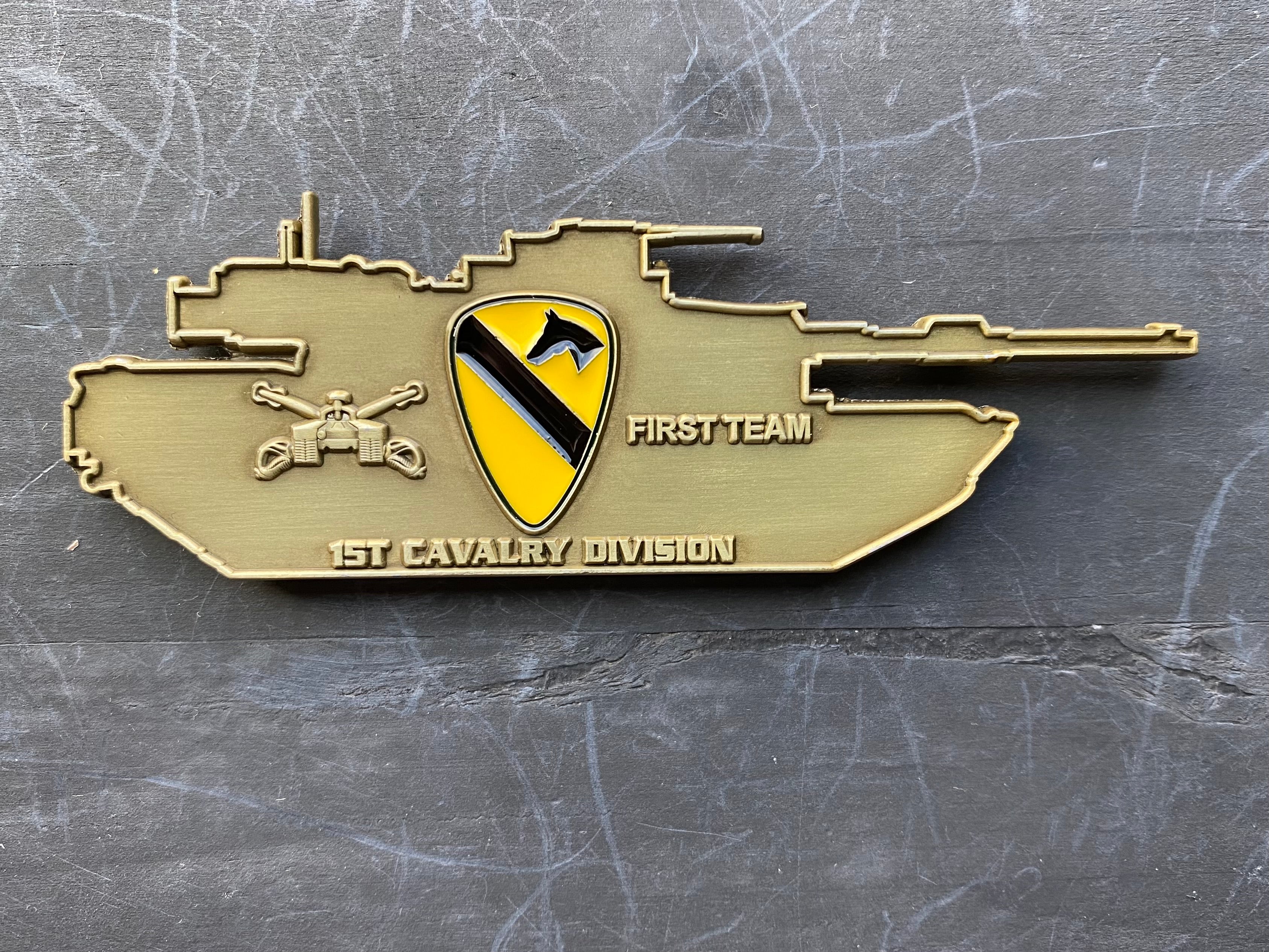 ARMY - 1st Cavalry Division - First Team - Challenge Coin – Elevation ...